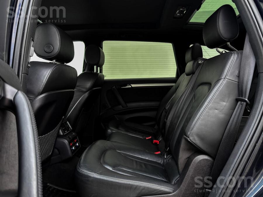 Black Audi Q7 2009 in Riga, with an engine capacity of 3.00 L and mileage of 0 thousand km for 11290 €, photo 18 on AUTOMOTO.COM.LV