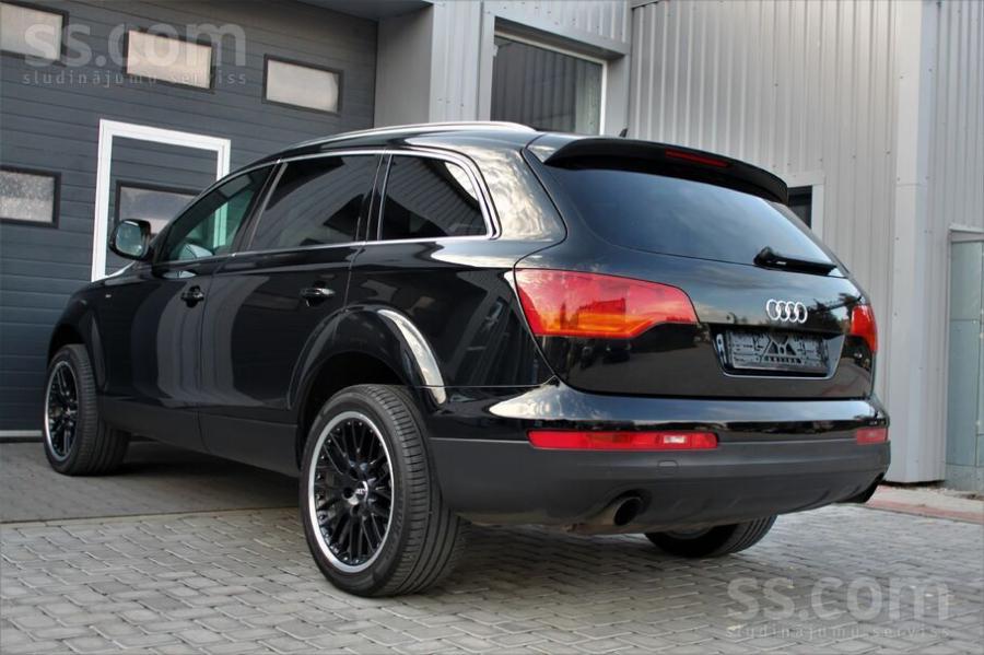 Melns Audi Q7 2009 Rīga, ar dzinēja tilpumu 3.00 L un nobraukumu 0 tūkst. km par 8490 €, foto 5 vietnē AUTOMOTO.COM.LV