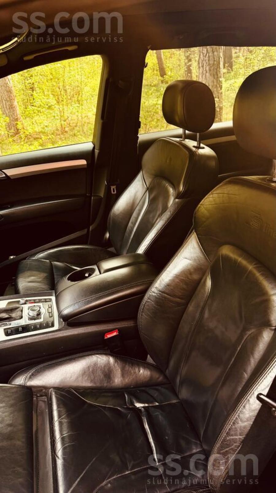 Black Audi Q7 2009 in Riga, with an engine capacity of 4.20 L and mileage of 368 thousand km for 5190 €, photo 12 on AUTOMOTO.COM.LV