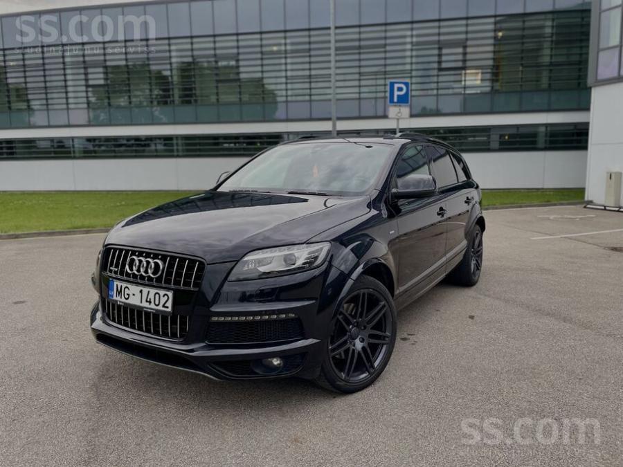 Melns Audi Q7 2009 Daugavpils, ar dzinēja tilpumu 3.00 L un nobraukumu 330 tūkst. km par 10500 €, foto 1 vietnē AUTOMOTO.COM.LV