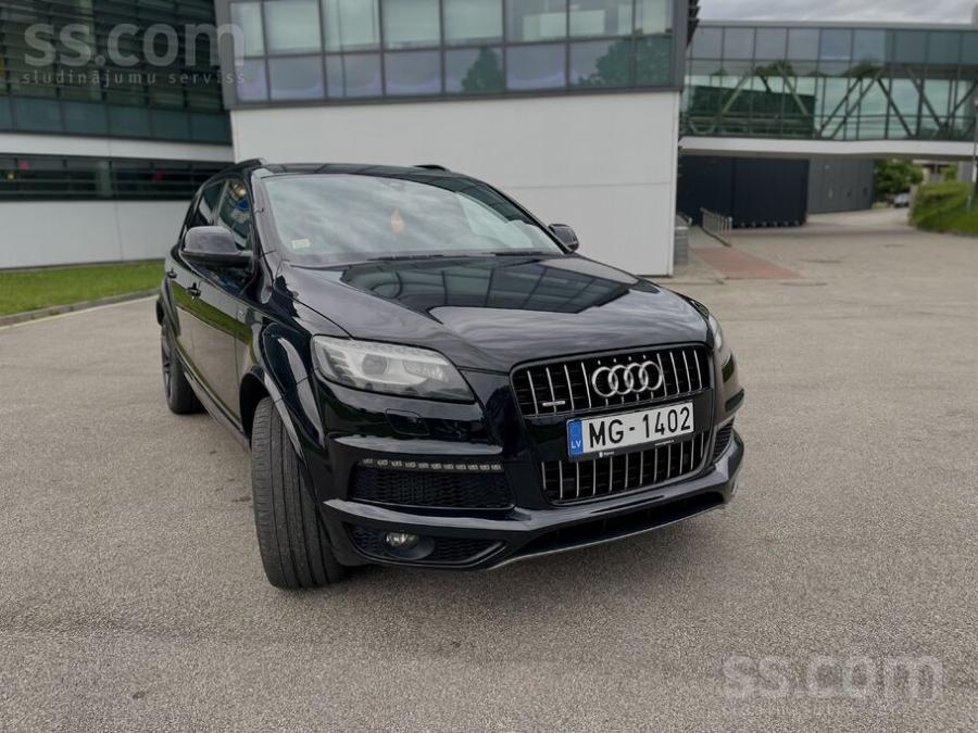 Melns Audi Q7 2009 Daugavpils, ar dzinēja tilpumu 3.00 L un nobraukumu 330 tūkst. km par 10500 €, foto 3 vietnē AUTOMOTO.COM.LV