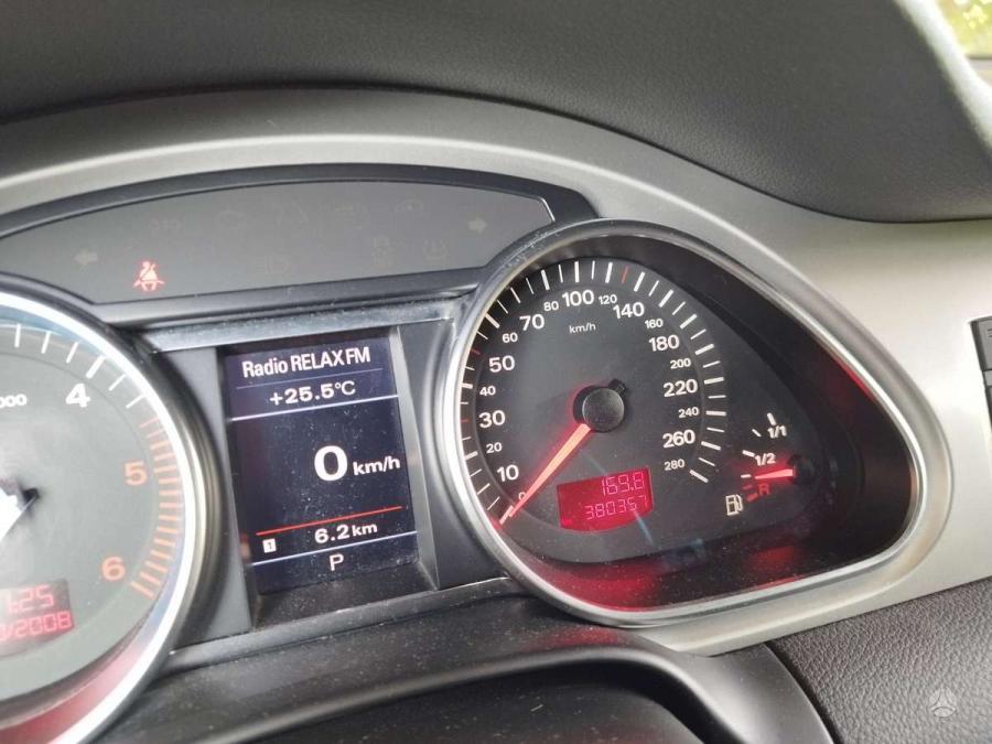 Черный Ауди Ку 7 2009 в Расейняй, объемом двигателя 2.97 л и пробегом 380 тыс. км за 5900 €, фото 21 на AUTOMOTO.COM.LV