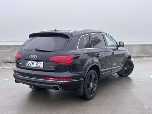 Black Audi Q7 2010 in Vilnius, with an engine capacity of 2.97 L and mileage of 277 thousand km for 9850 €, photo 7 on AUTOMOTO.COM.LV