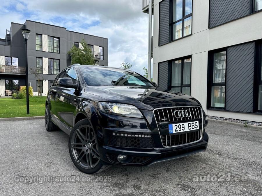 Black Audi Q7 2010 in Tartu, with an engine capacity of 3.00 L and mileage of 331 thousand km for 10999 €, photo 1 on AUTOMOTO.COM.LV