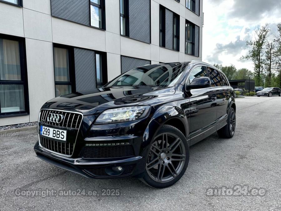 Black Audi Q7 2010 in Tartu, with an engine capacity of 3.00 L and mileage of 331 thousand km for 10999 €, photo 3 on AUTOMOTO.COM.LV
