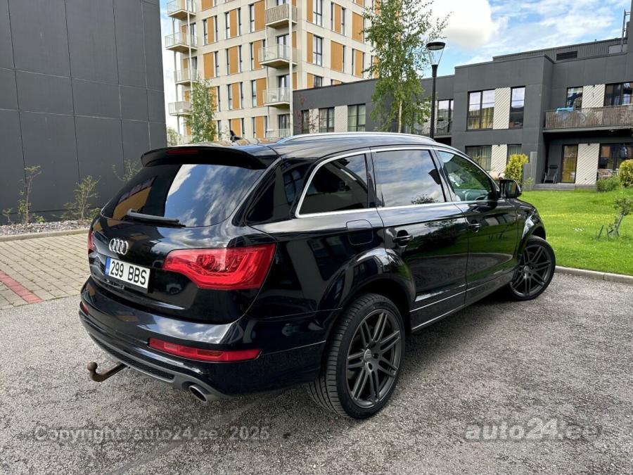 Black Audi Q7 2010 in Tartu, with an engine capacity of 3.00 L and mileage of 331 thousand km for 10999 €, photo 4 on AUTOMOTO.COM.LV