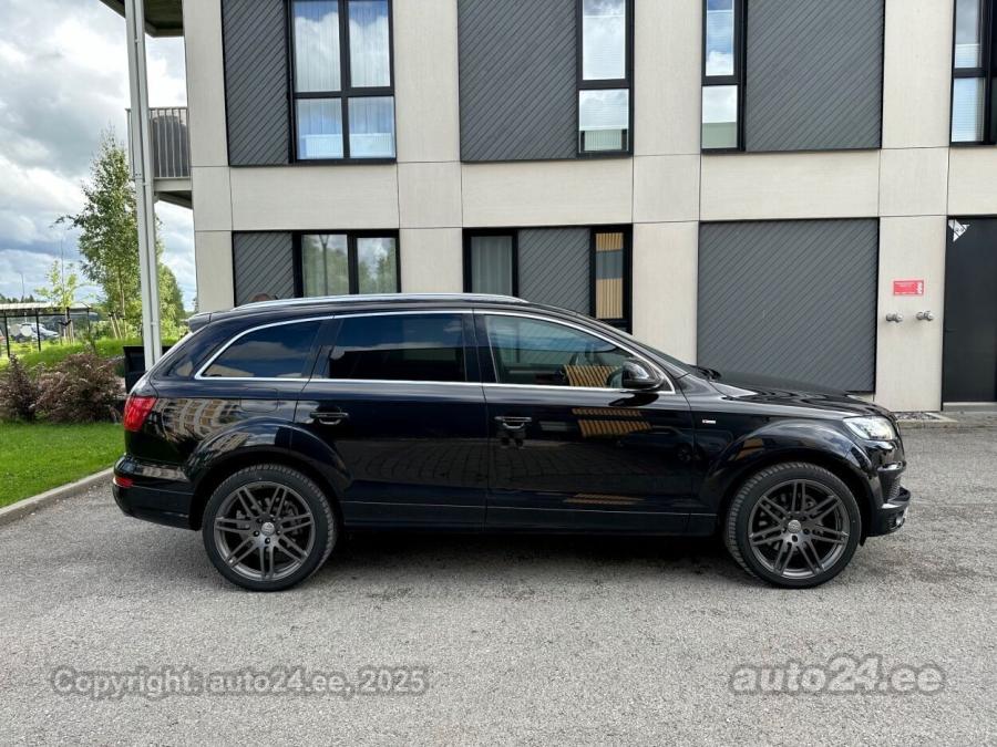 Black Audi Q7 2010 in Tartu, with an engine capacity of 3.00 L and mileage of 331 thousand km for 10999 €, photo 5 on AUTOMOTO.COM.LV