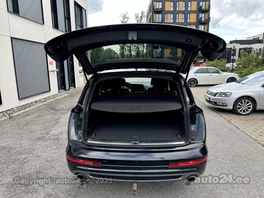 Black Audi Q7 2010 in Tartu, with an engine capacity of 3.00 L and mileage of 331 thousand km for 10999 €, photo 17 on AUTOMOTO.COM.LV