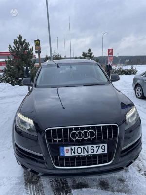 Black Audi Q7 2010 in Vilnius, with an engine capacity of 2.97 L and mileage of 340 thousand km for 9500 €, photo 2 on AUTOMOTO.COM.LV