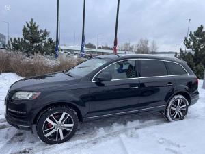 Black Audi Q7 2010 in Vilnius, with an engine capacity of 2.97 L and mileage of 340 thousand km for 9500 €, photo 9 on AUTOMOTO.COM.LV