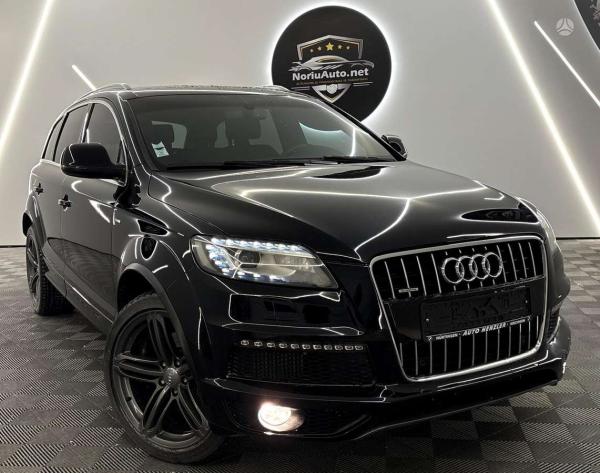 Black Audi Q7 2010 in Marijampole, with an engine capacity of 2.97 L and mileage of 235 thousand km for 13250 €, photo 1 on AUTOMOTO.COM.LV