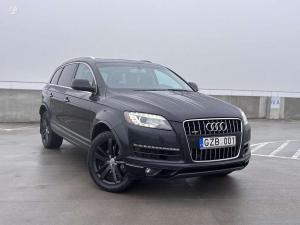 Melns Audi Q7 2010 Viļņa, ar dzinēja tilpumu 2.97 L un nobraukumu 277 tūkst. km par 9950 €, foto  vietnē AUTOMOTO.COM.LV