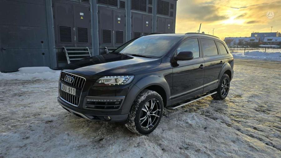 Black Audi Q7 2010 in Klaipeda, with an engine capacity of 4.13 L and mileage of 260 thousand km for 11700 €, photo 8 on AUTOMOTO.COM.LV
