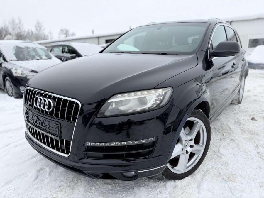 Black Audi Q7 2010 in Utena, with an engine capacity of 2.97 L and mileage of 290 thousand km for 8590 €, photo 3 on AUTOMOTO.COM.LV