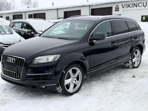 Black Audi Q7 2010 in Utena, with an engine capacity of 2.97 L and mileage of 290 thousand km for 8590 €, photo 5 on AUTOMOTO.COM.LV