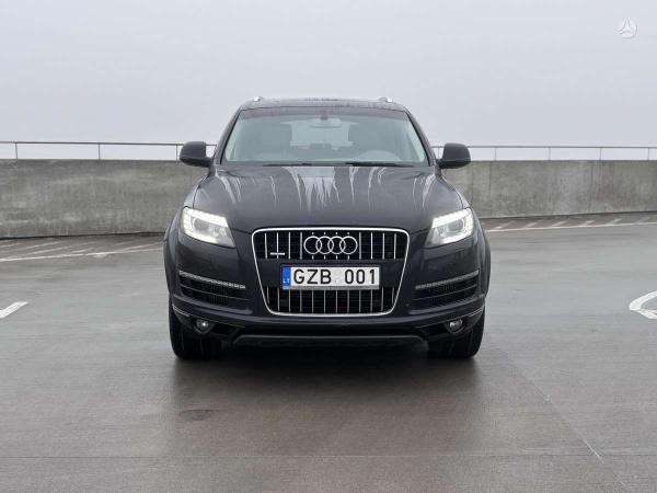 Melns Audi Q7 2010 Viļņa, ar dzinēja tilpumu 2.97 L un nobraukumu 277 tūkst. km par 9850 €, foto 3 vietnē AUTOMOTO.COM.LV