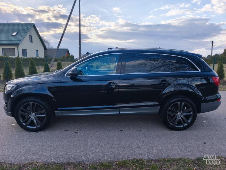Black Audi Q7 2010 in Druskininkai, with an engine capacity of 3.00 L and mileage of 276 thousand km for 9200 €, photo 26 on AUTOMOTO.COM.LV