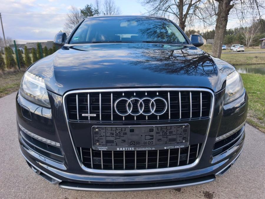 Black Audi Q7 2010 in Druskininkai, with an engine capacity of 3.00 L and mileage of 276 thousand km for 9200 €, photo 27 on AUTOMOTO.COM.LV