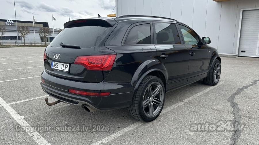 Black Audi Q7 2010 in Tartu, with an engine capacity of 3.00 L and mileage of 354 thousand km for 10999 €, photo 6 on AUTOMOTO.COM.LV