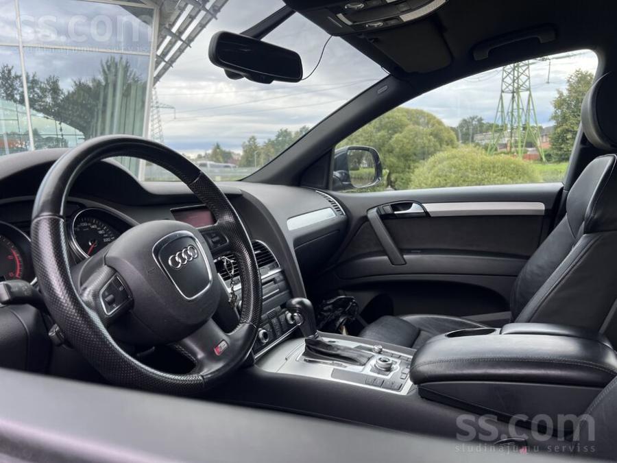 Melns Audi Q7 2010 Rīga, ar dzinēja tilpumu 3.00 L un nobraukumu 213 tūkst. km par 10900 €, foto 17 vietnē AUTOMOTO.COM.LV