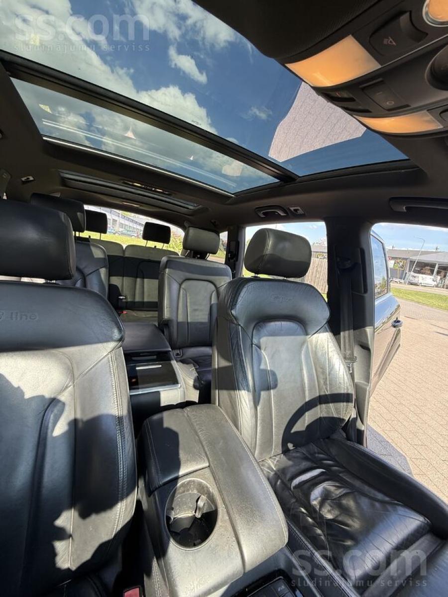 Melns Audi Q7 2010 Dobele, ar dzinēja tilpumu 4.20 L un nobraukumu 342 tūkst. km par 9850 €, foto 12 vietnē AUTOMOTO.COM.LV