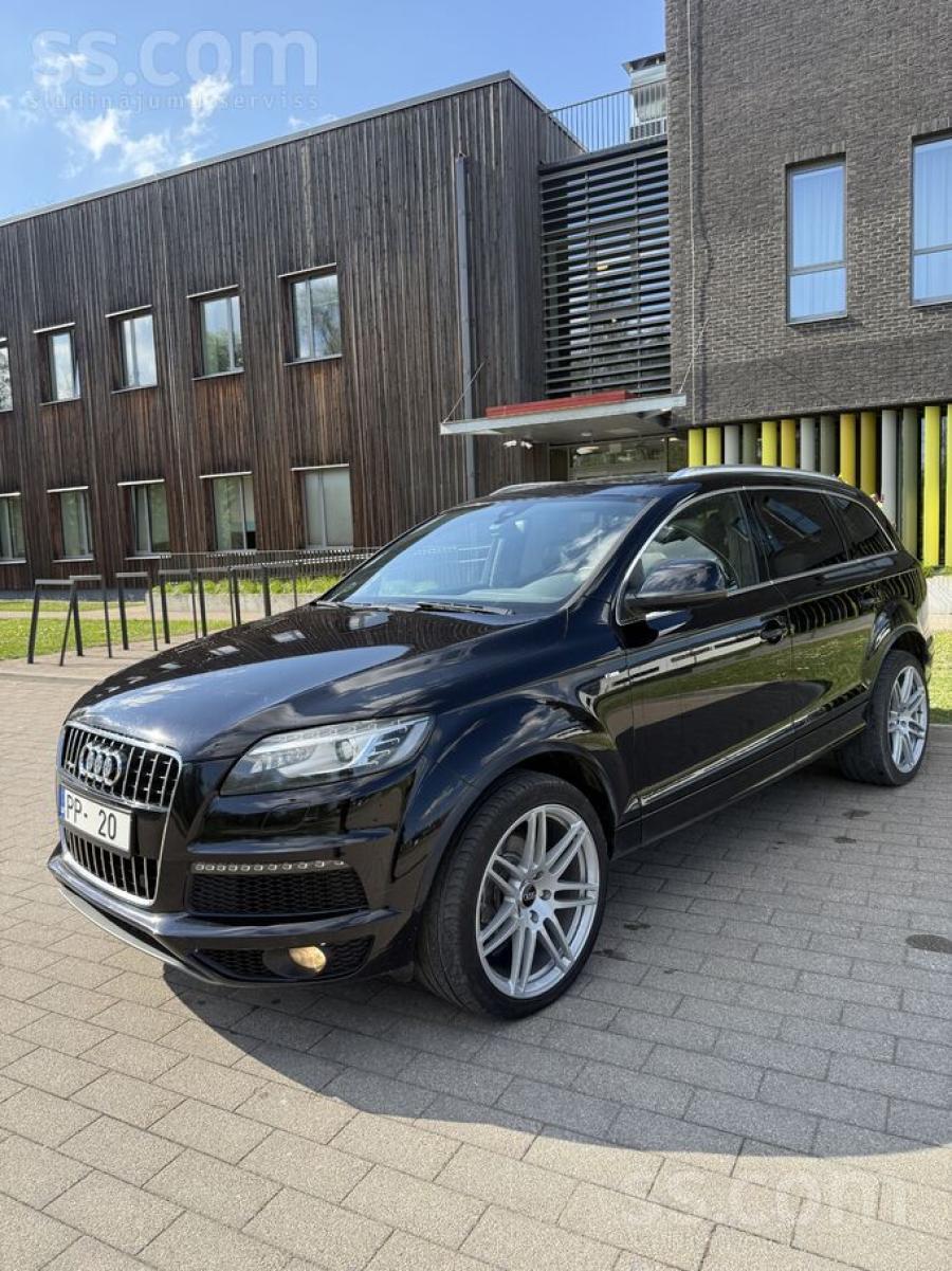 Melns Audi Q7 2010 Dobele, ar dzinēja tilpumu 4.20 L un nobraukumu 342 tūkst. km par 9850 €, foto 20 vietnē AUTOMOTO.COM.LV