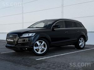 Melns Audi Q7 2010 Rīga, ar dzinēja tilpumu 3.00 L un nobraukumu 328 tūkst. km par 10990 €, foto  vietnē AUTOMOTO.COM.LV