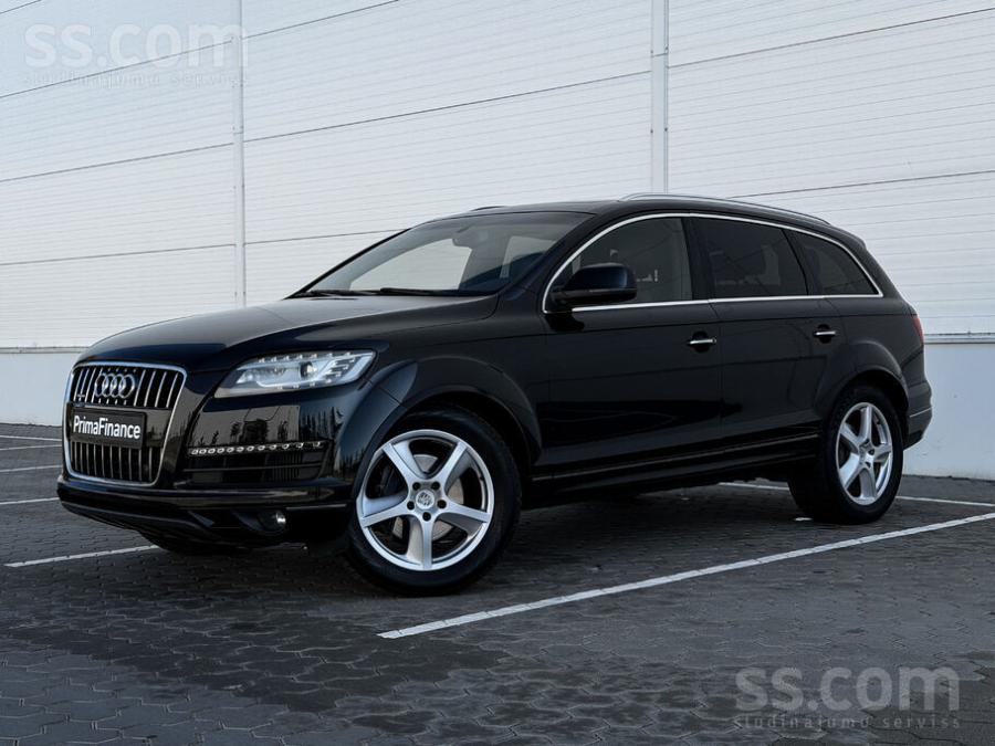 Melns Audi Q7 2010 Rīga, ar dzinēja tilpumu 3.00 L un nobraukumu 328 tūkst. km par 10990 €, foto 1 vietnē AUTOMOTO.COM.LV
