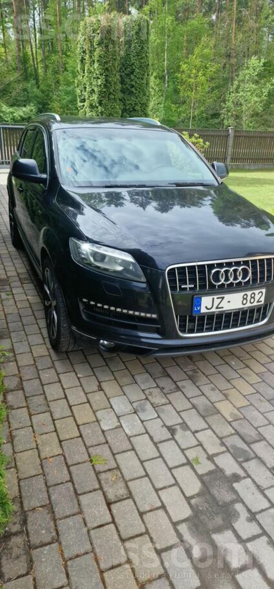 Melns Audi Q7 2010 Rīga, ar dzinēja tilpumu 3.00 L un nobraukumu 285 tūkst. km par 9500 €, foto 3 vietnē AUTOMOTO.COM.LV