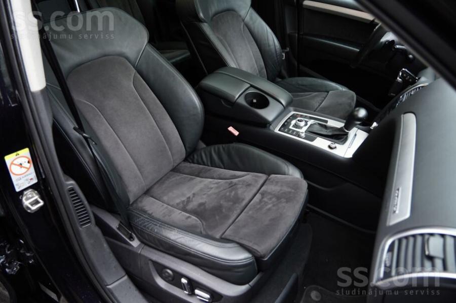 Black Audi Q7 2010 in Riga, with an engine capacity of 3.00 L and mileage of 247 thousand km for 10990 €, photo 24 on AUTOMOTO.COM.LV
