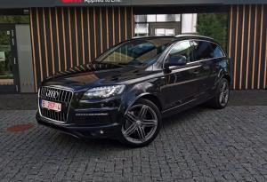 Black Audi Q7 2010 in Riga, with an engine capacity of 3.00 L and mileage of 241 thousand km for 15100 €, photo 7 on AUTOMOTO.COM.LV