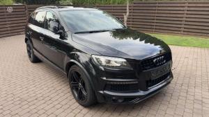 Melns Audi Q7 2010 Kupiškis, ar dzinēja tilpumu 4.13 L un nobraukumu 291 tūkst. km par 12690 €, foto  vietnē AUTOMOTO.COM.LV
