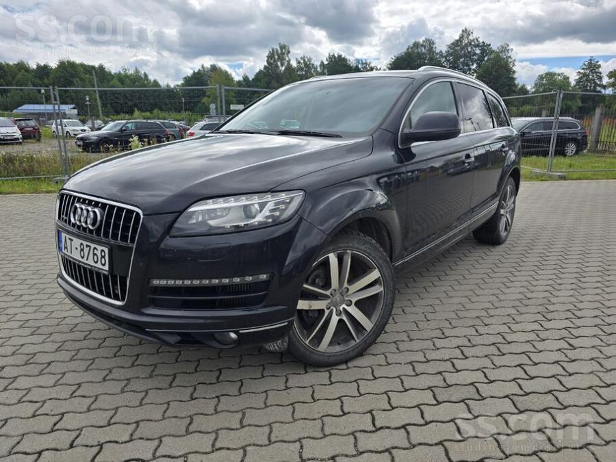 Melns Audi Q7 2010 Rīga, ar dzinēja tilpumu 3.00 L un nobraukumu 0 tūkst. km par 8500 €, foto 1 vietnē AUTOMOTO.COM.LV