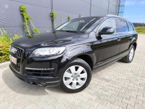 Black Audi Q7 2010 in Vilnius, with an engine capacity of 2.97 L and mileage of 267 thousand km for 9500 €, photo 3 on AUTOMOTO.COM.LV