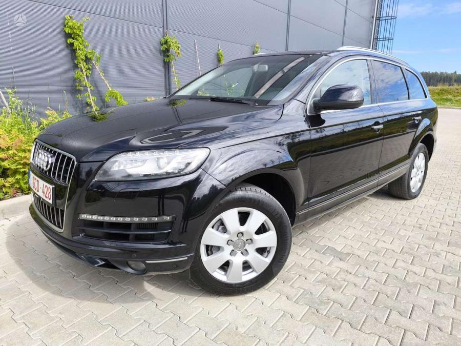 Black Audi Q7 2010 in Vilnius, with an engine capacity of 2.97 L and mileage of 267 thousand km for 9500 €, photo 3 on AUTOMOTO.COM.LV