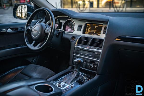 Black Audi Q7 2011 in Riga, with an engine capacity of 3.00 L and mileage of 362 thousand km for 9990 €, photo 5 on AUTOMOTO.COM.LV