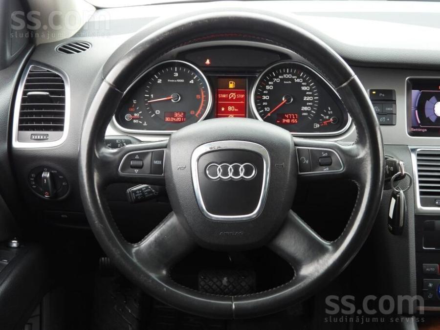 Melns Audi Q7 2011 Rīga, ar dzinēja tilpumu 3.00 L un nobraukumu 348 tūkst. km par 9900 €, foto 18 vietnē AUTOMOTO.COM.LV