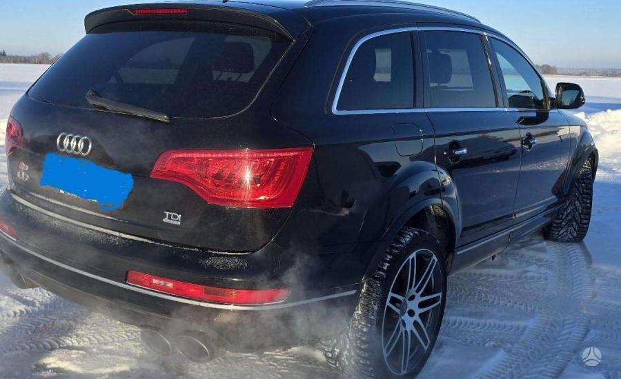 Melns Audi Q7 2011 Viļņa, ar dzinēja tilpumu 2.97 L un nobraukumu 379 tūkst. km par 10300 €, foto 6 vietnē AUTOMOTO.COM.LV