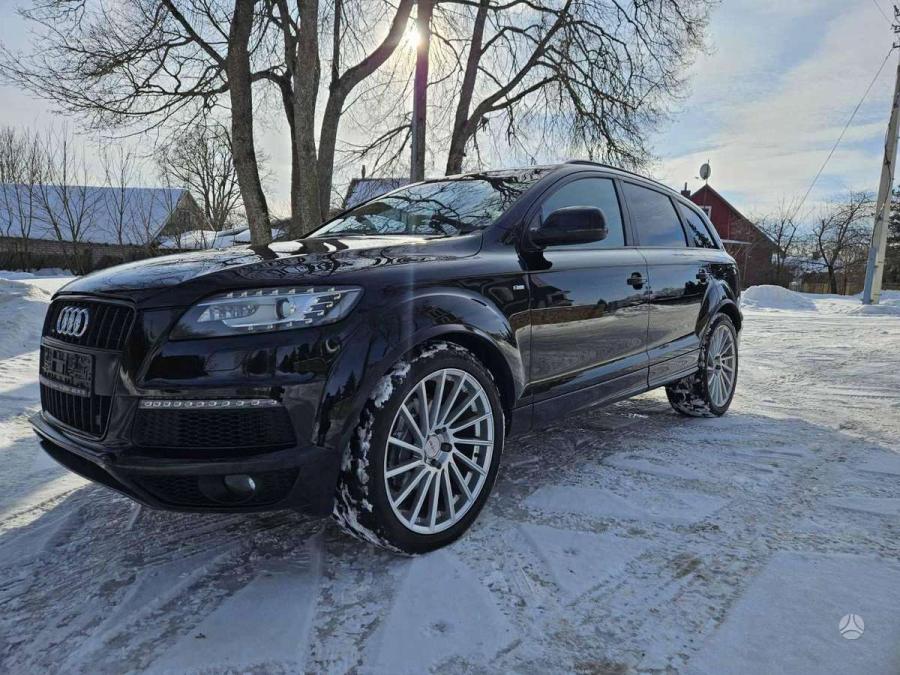 Black Audi Q7 2011 in Vilnius, with an engine capacity of 4.13 L and mileage of 227 thousand km for 12999 €, photo 1 on AUTOMOTO.COM.LV