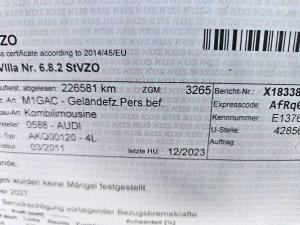 Black Audi Q7 2011 in Vilnius, with an engine capacity of 4.13 L and mileage of 227 thousand km for 12999 €, photo 35 on AUTOMOTO.COM.LV