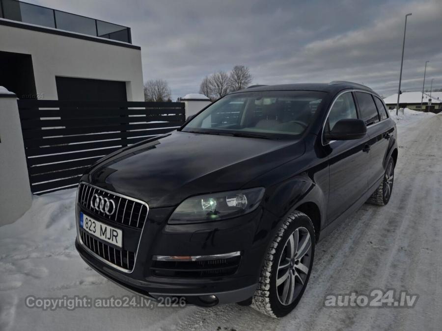 Black Audi Q7 2011 in Tallinn, with an engine capacity of 3.00 L and mileage of 314 thousand km for 10900 €, photo 3 on AUTOMOTO.COM.LV