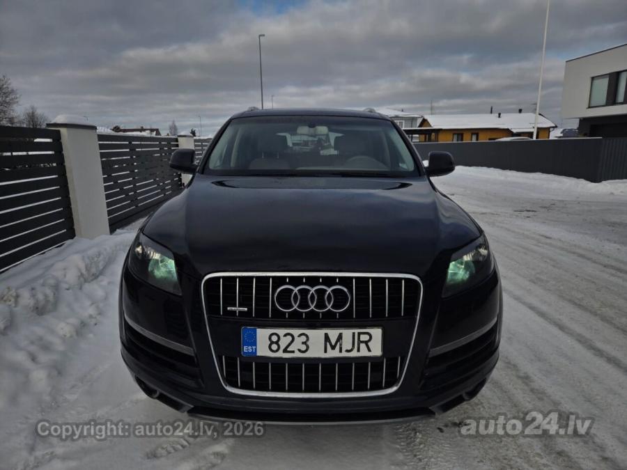 Black Audi Q7 2011 in Tallinn, with an engine capacity of 3.00 L and mileage of 314 thousand km for 10900 €, photo 5 on AUTOMOTO.COM.LV