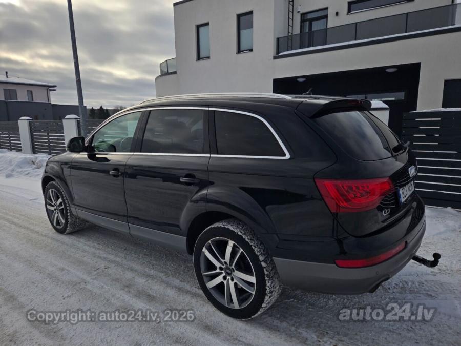 Black Audi Q7 2011 in Tallinn, with an engine capacity of 3.00 L and mileage of 314 thousand km for 10900 €, photo 6 on AUTOMOTO.COM.LV