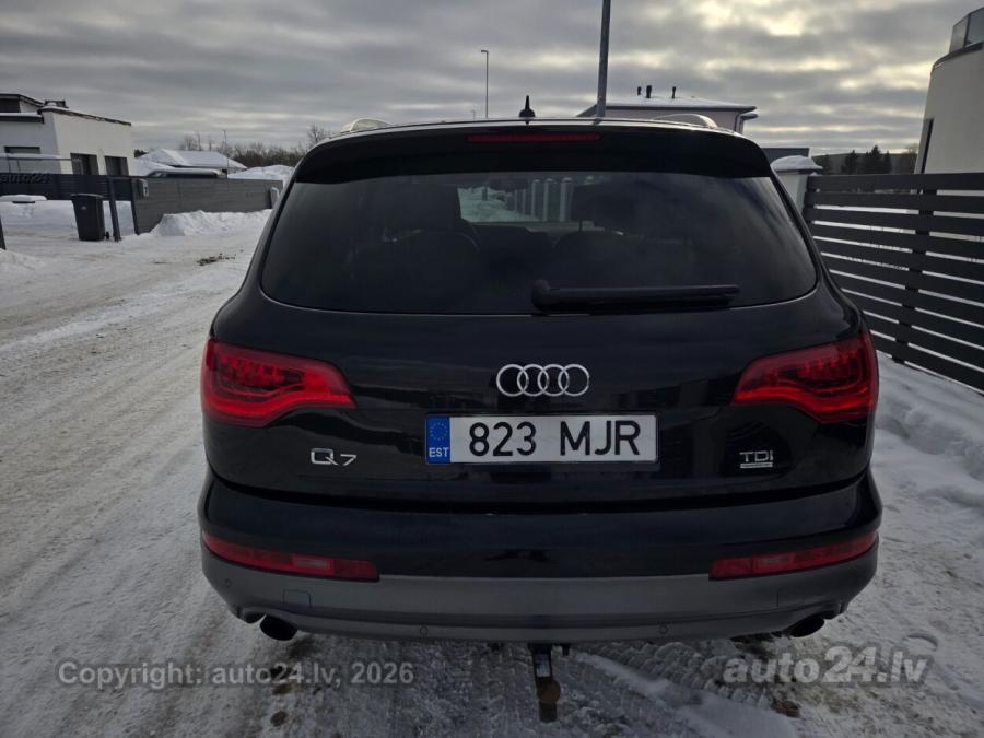 Black Audi Q7 2011 in Tallinn, with an engine capacity of 3.00 L and mileage of 314 thousand km for 10900 €, photo 7 on AUTOMOTO.COM.LV