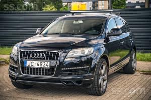 Black Audi Q7 2011 in Riga, with an engine capacity of 3.00 L and mileage of 0 thousand km for 7990 €, photo  on AUTOMOTO.COM.LV