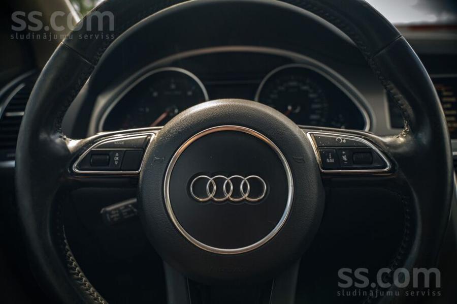 Black Audi Q7 2011 in Riga, with an engine capacity of 3.00 L and mileage of 0 thousand km for 7990 €, photo 20 on AUTOMOTO.COM.LV
