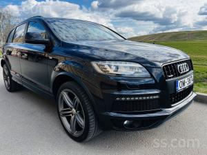 Black Audi Q7 2011 in Riga, with an engine capacity of 3.00 L and mileage of 273 thousand km for 10900 €, photo  on AUTOMOTO.COM.LV