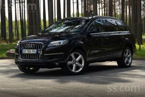 Black Audi Q7 2011 in Riga, with an engine capacity of 3.00 L and mileage of 213 thousand km for 12900 €, photo 3 on AUTOMOTO.COM.LV