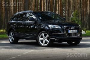 Black Audi Q7 2011 in Riga, with an engine capacity of 3.00 L and mileage of 213 thousand km for 12900 €, photo 4 on AUTOMOTO.COM.LV