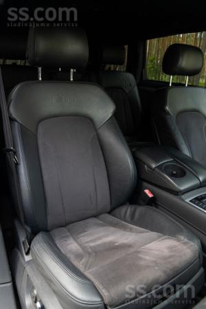 Black Audi Q7 2011 in Riga, with an engine capacity of 3.00 L and mileage of 213 thousand km for 12900 €, photo 12 on AUTOMOTO.COM.LV